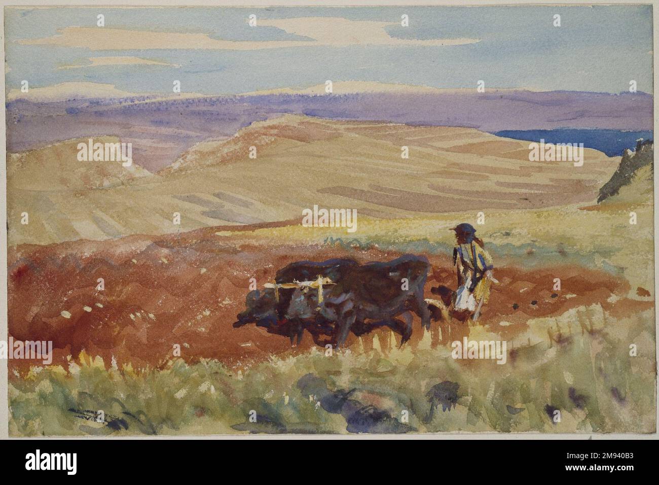 Hills of Galilee John Singer Sargent (American, born Italy, 1856-1925 ...