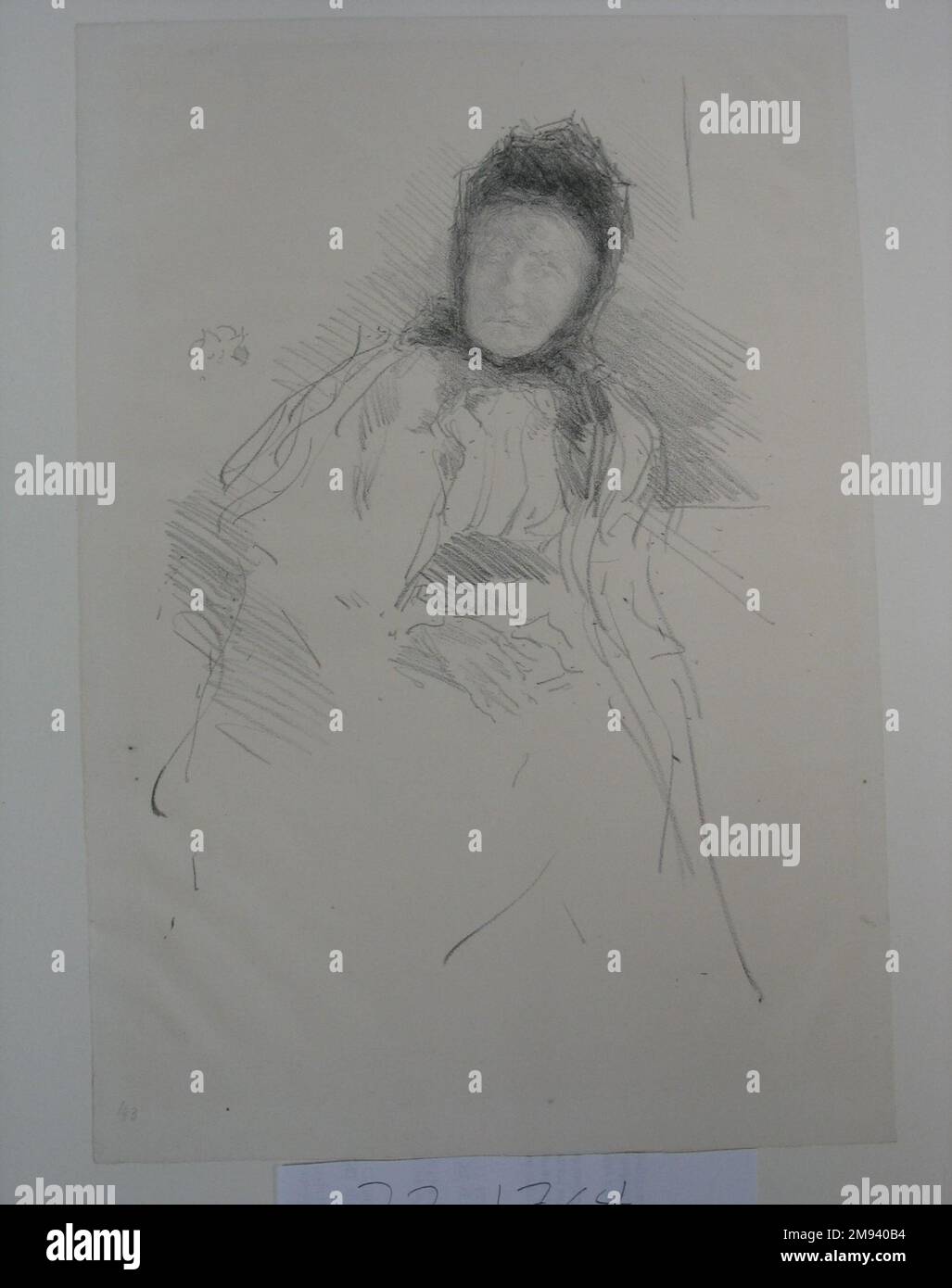 Unfinished Sketch of Lady Haden James Abbott McNeill Whistler (American ...