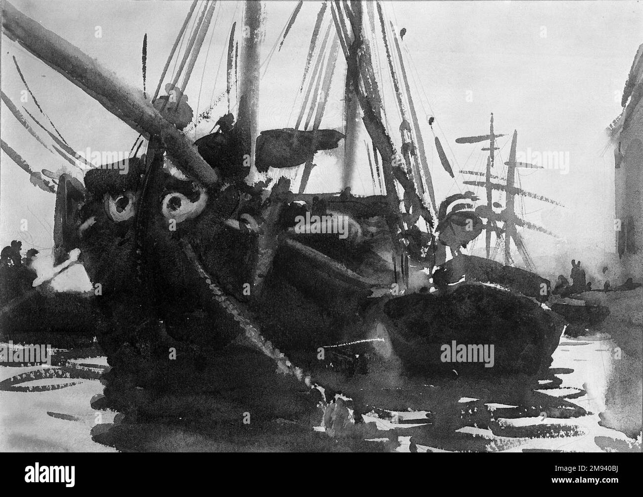 John singer sargent venice Black and White Stock Photos & Images - Alamy