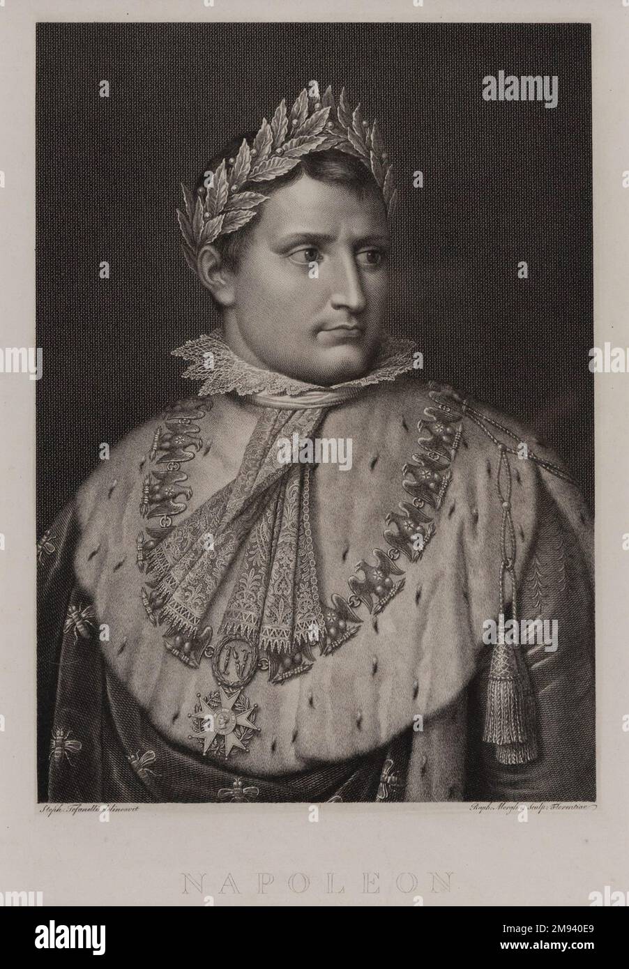 Napoleon Rafaello Morghen (Italian, 1758-1833). Napoleon. Engraving on ...