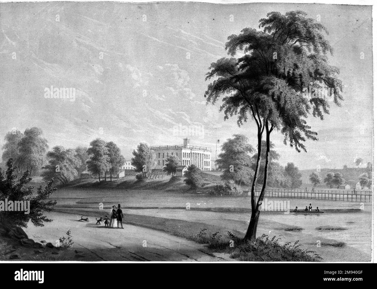 Hospital of Brooklyn Charles Autenrieth (American, mid 19th century ...