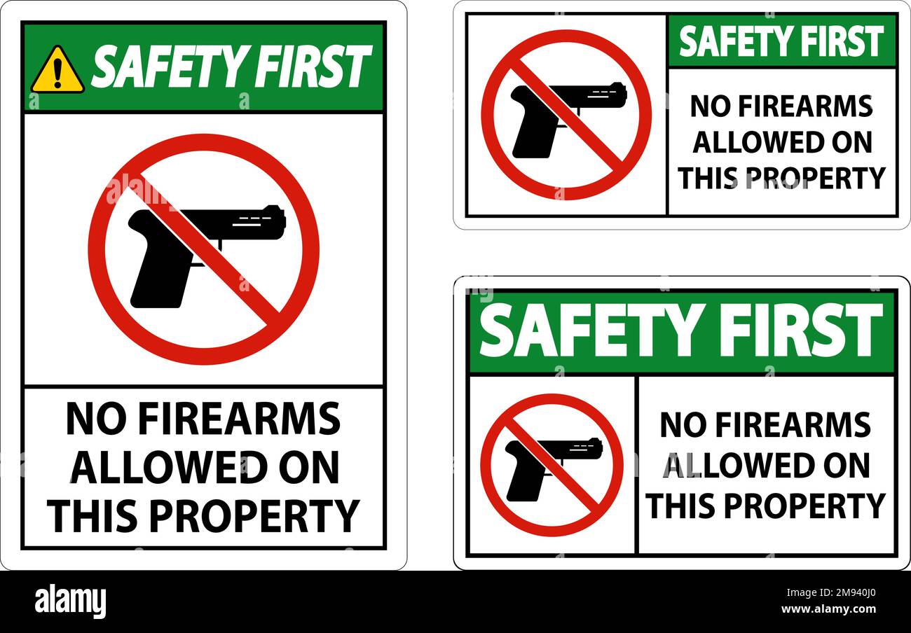 Safety first shooting Stock Vector Images - Alamy