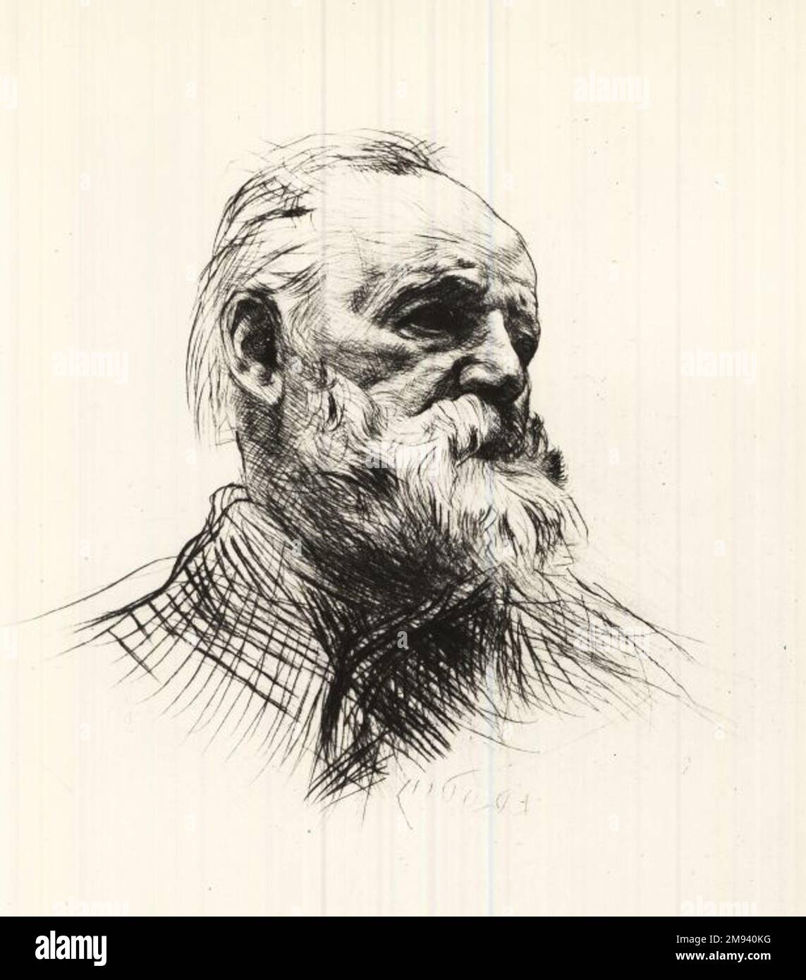 Victor Hugo de Trois-quart Auguste Rodin (French, 1840-1917). Victor ...
