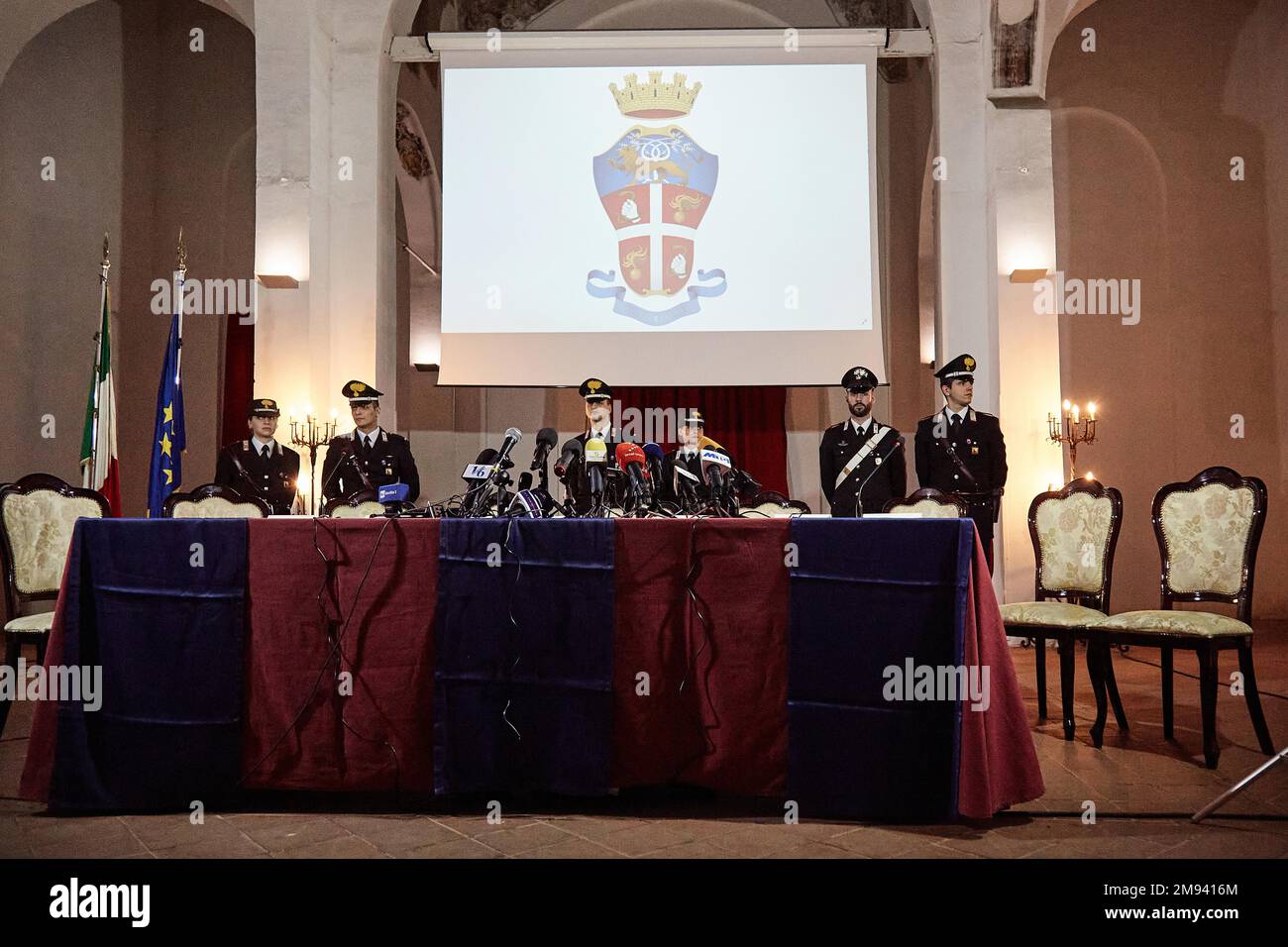 Palermo, Sicily, Italy. 16th Jan, 2023. Press conference organized in ...