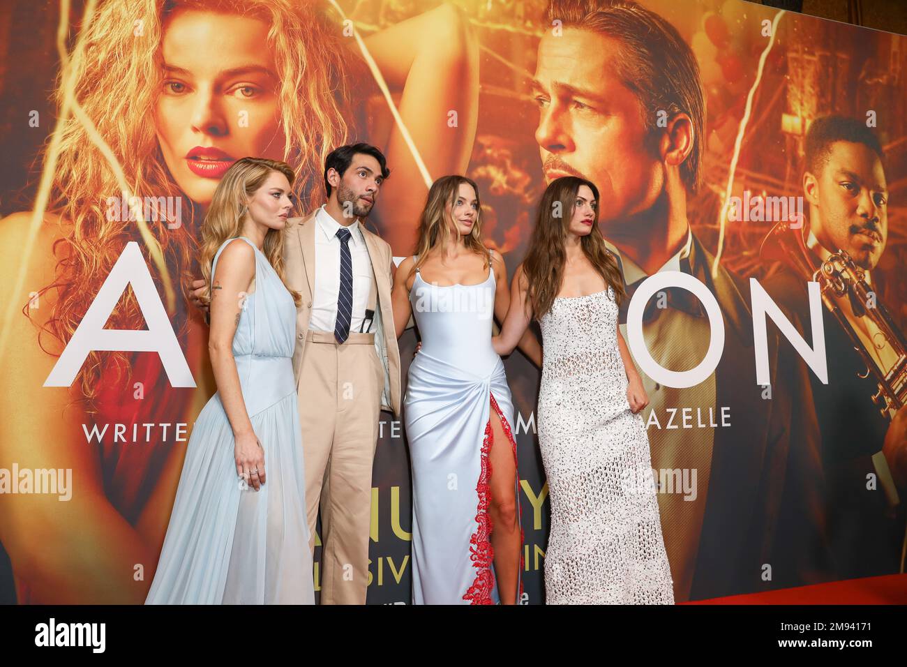 January 16, 2023: SAMARA WEAVING, DIEGO CALVA, MARGOT ROBBIE and PHOEBE ...