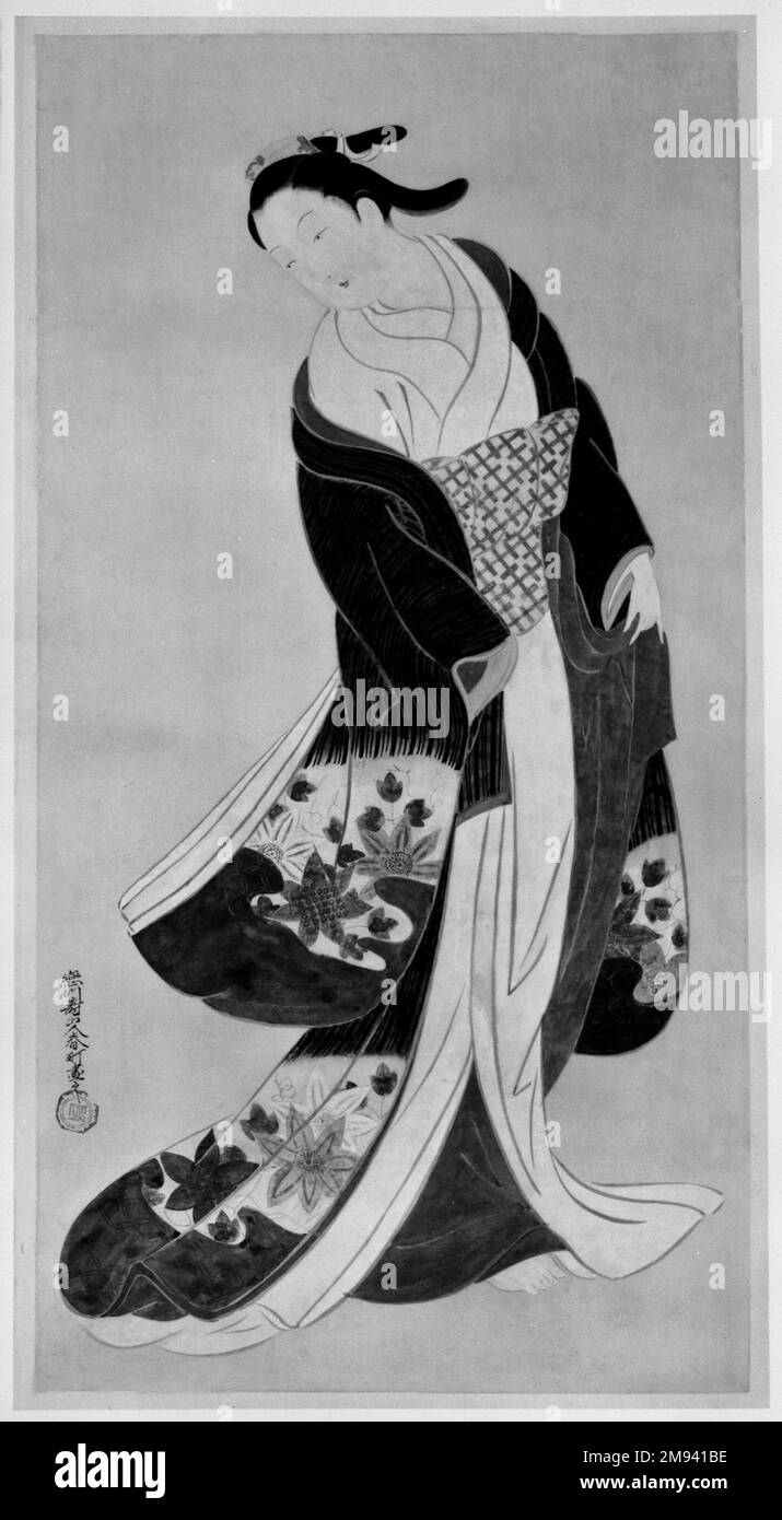 Courtesan Koikawa Harumachi Japanese 1744 1789 Late 18th Century