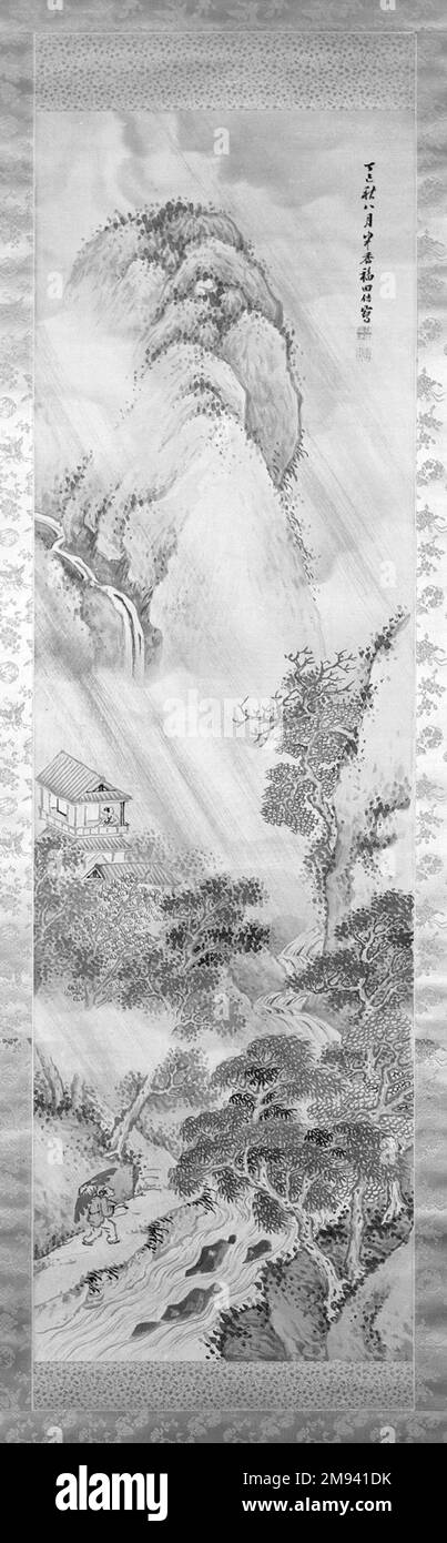 Atmospheric mountain art Black and White Stock Photos & Images - Alamy