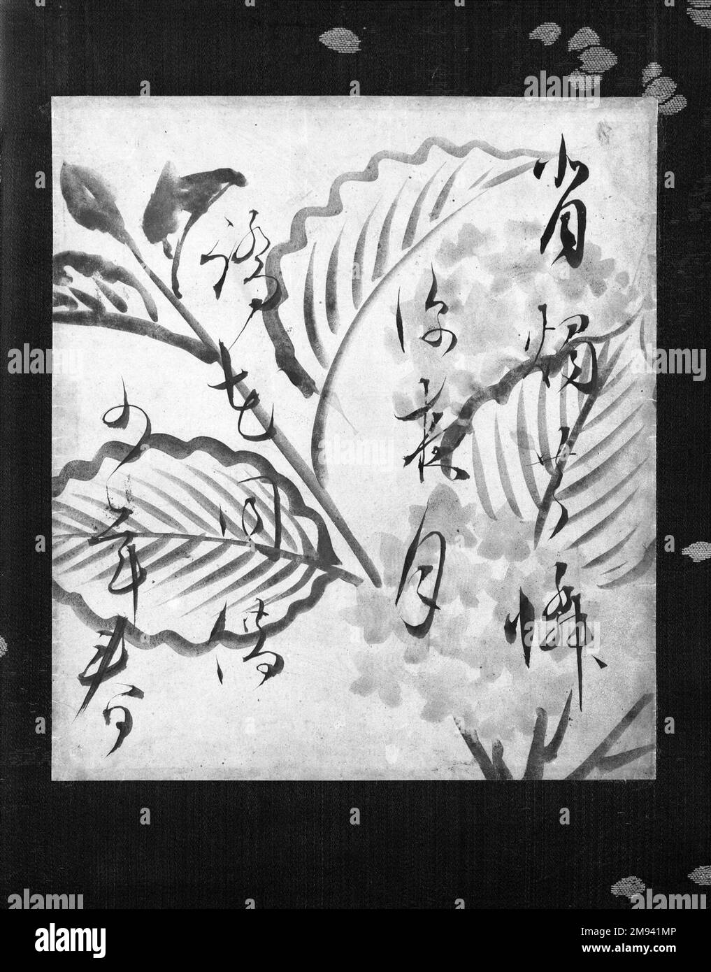 Kanshi on Shikishi, Chinese Poem on Sheet Mounted as Hanging Scroll Hon ...
