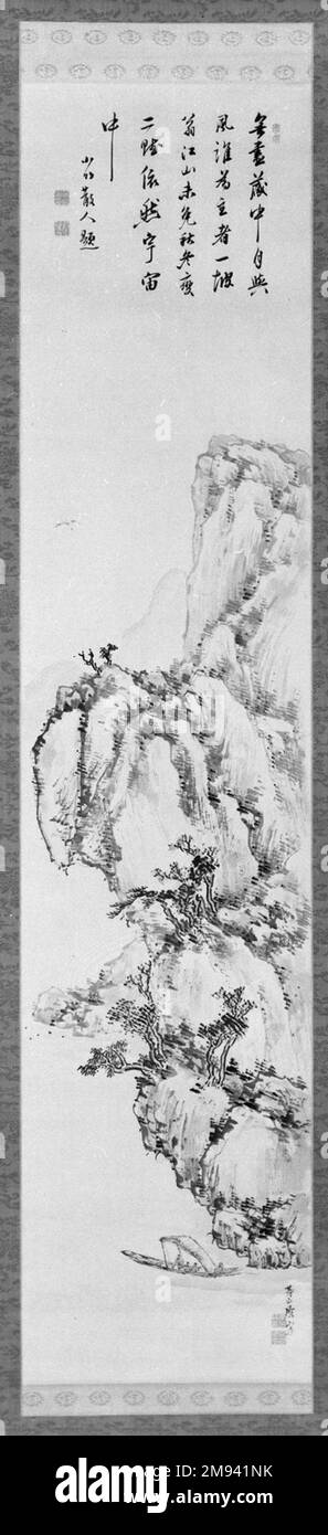 Landscape of the Ode to the Red Cliff Noro Kaiseki (Japanese, 1747-1828 ...