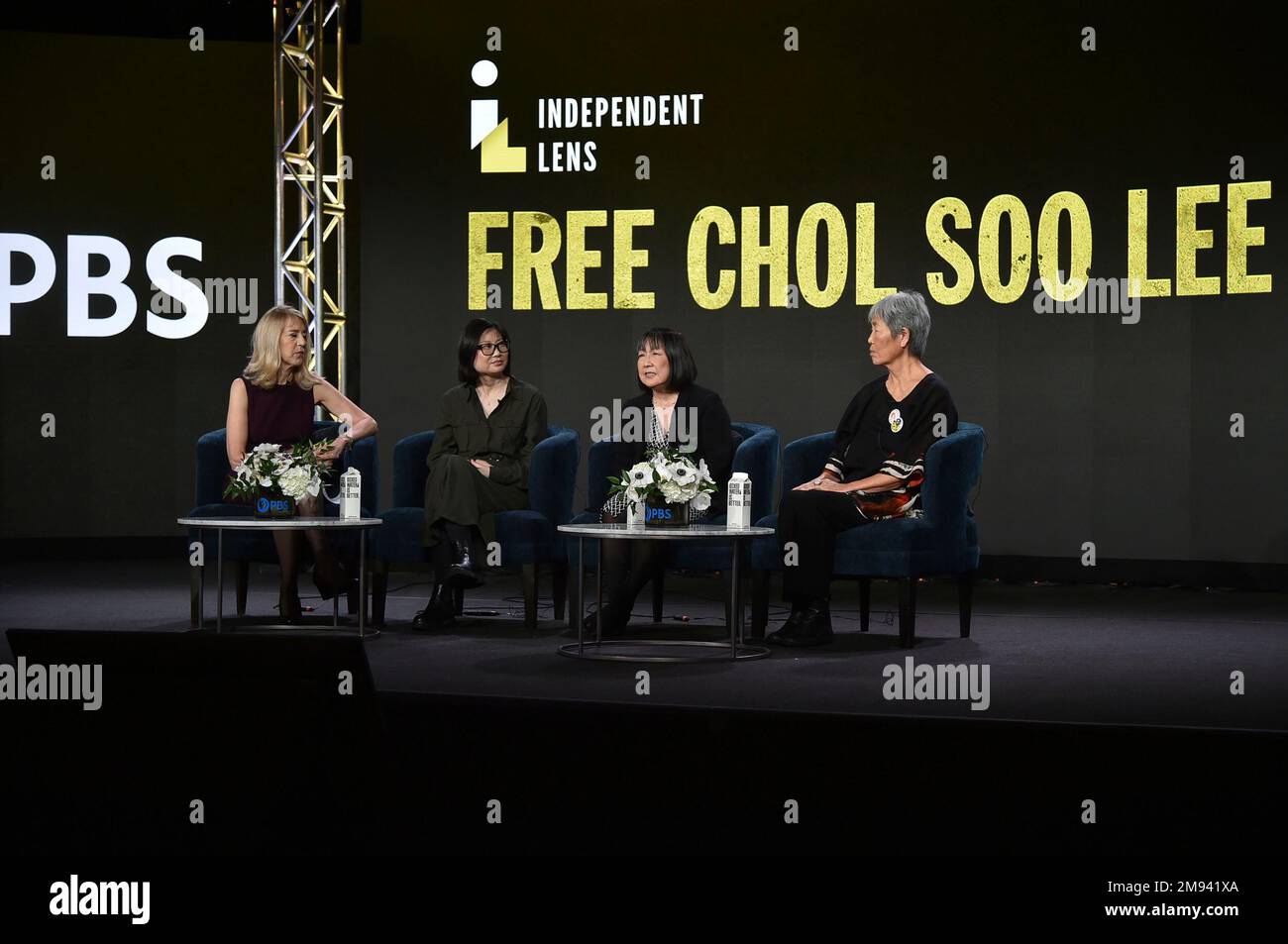 Lois Vossen, from left, Julia Ha, Ranko Yamada and Gail Whang ...