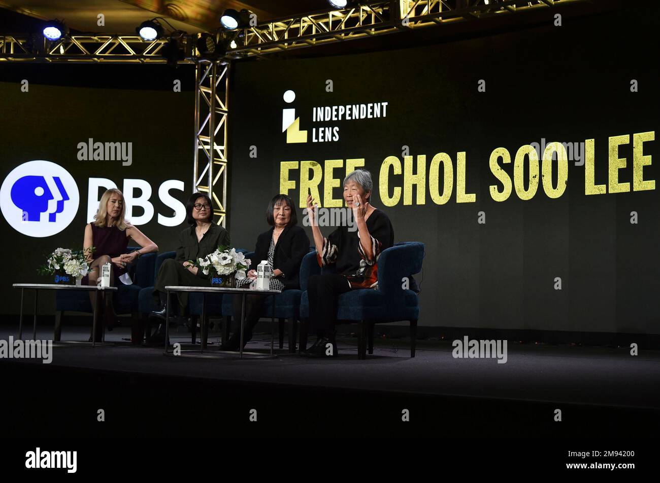 Lois Vossen, from left, Julia Ha, Ranko Yamada and Gail Whang ...