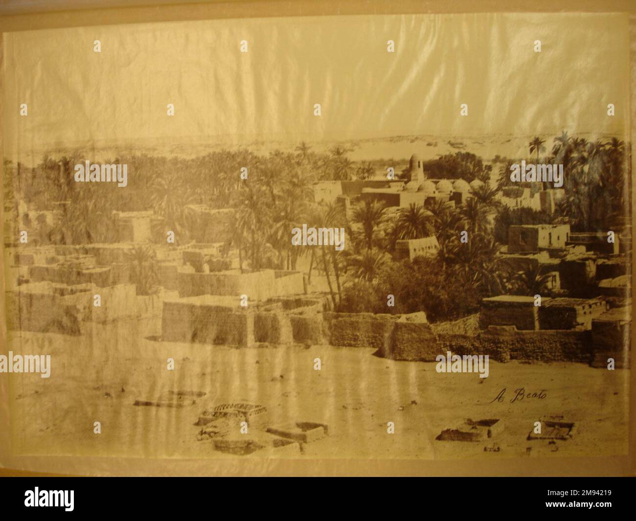 Derr, La Capitale de la Nubie Antonio Beato (Italian and British, ca ...