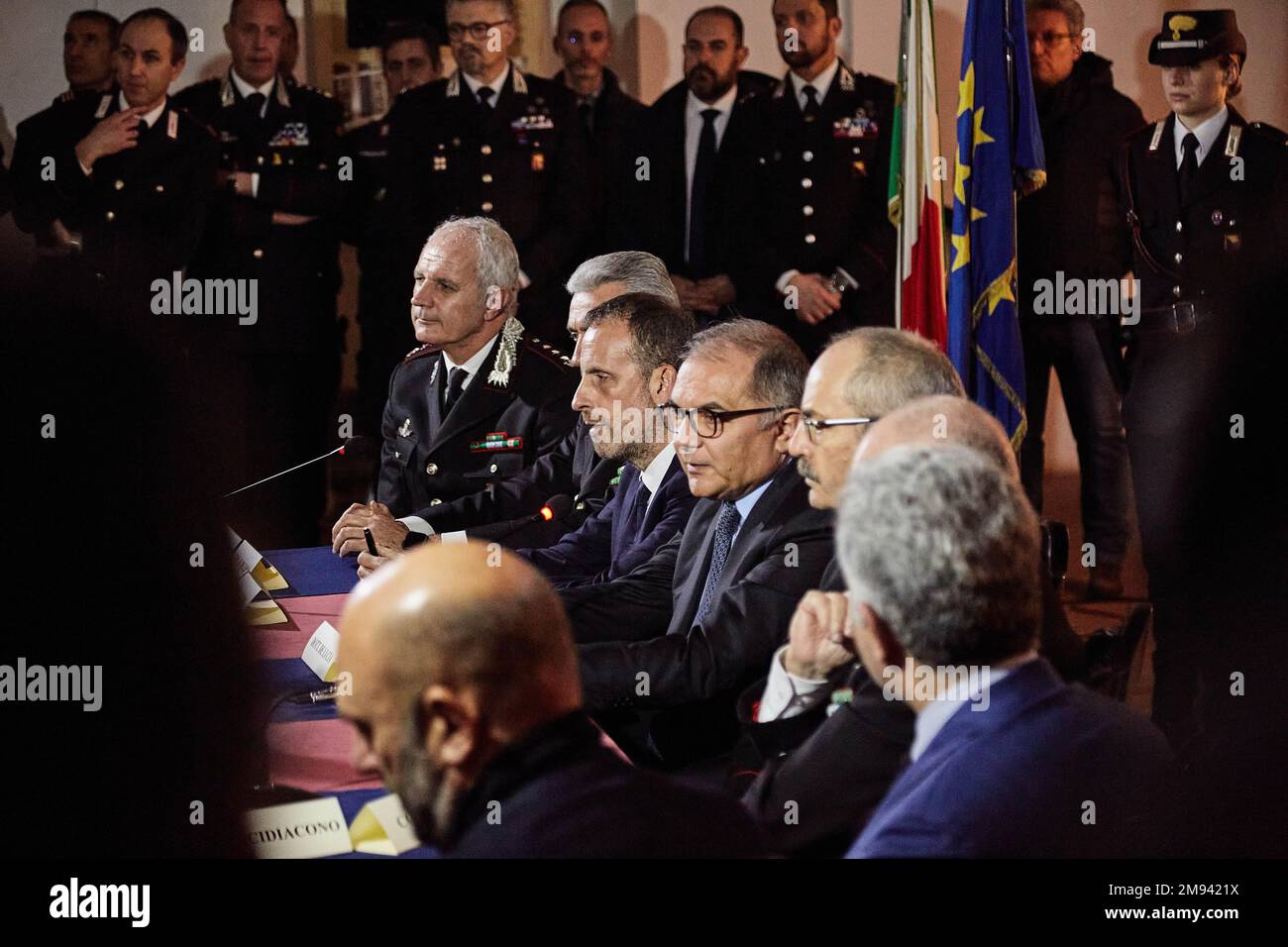 Palermo, Sicily, Italy. 16th Jan, 2023. Press conference organized in ...