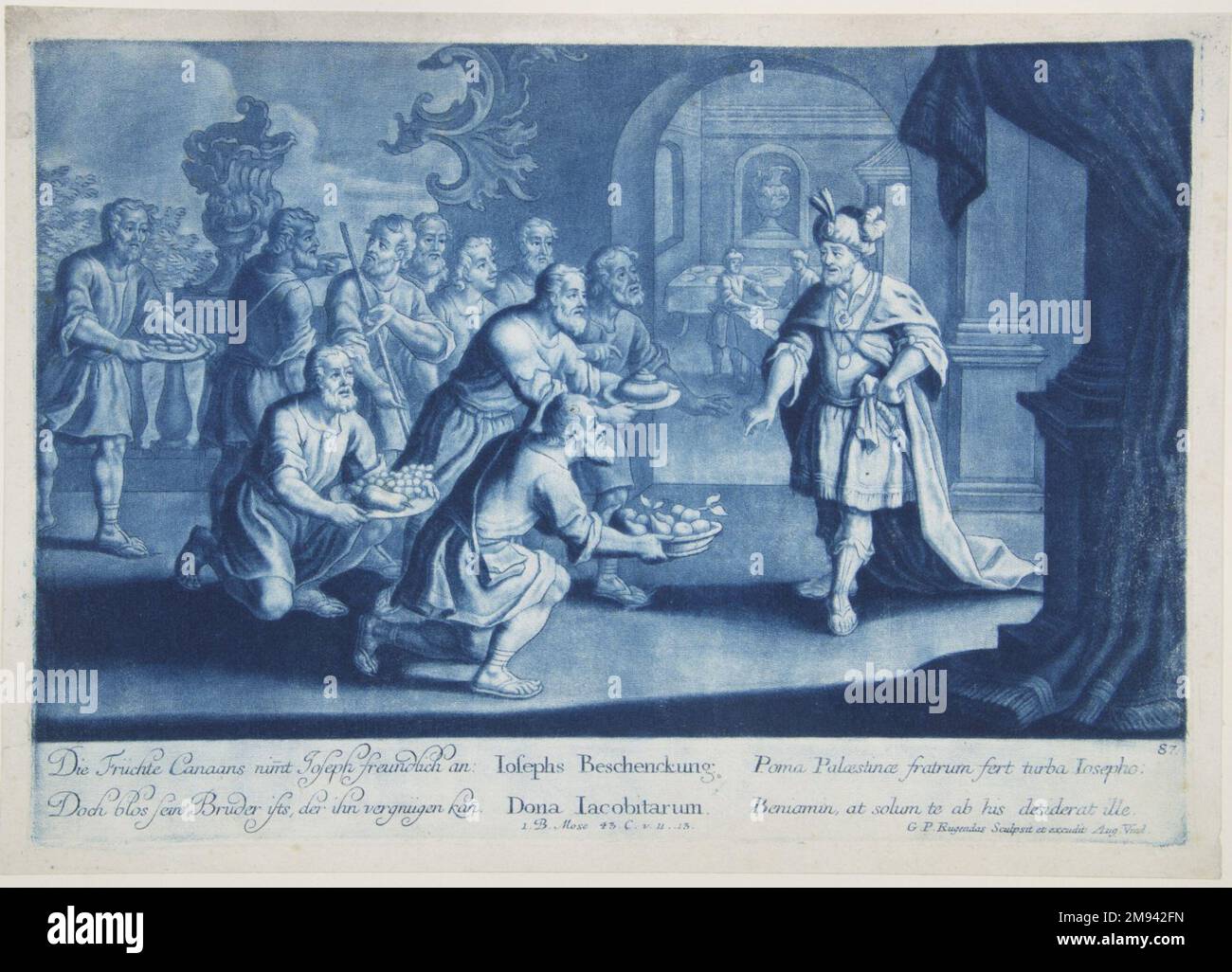 Story of Joseph, Plate 87 Georg Philipp Rugendas I (German, 1666-1742 ...