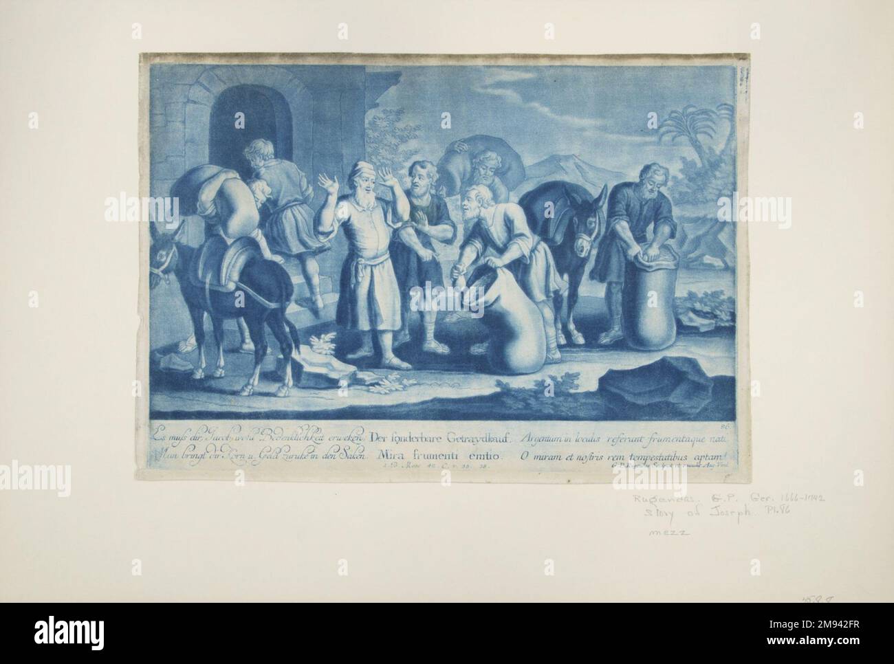 Story of Joseph, Plate 86 Georg Philipp Rugendas I (German, 1666-1742 ...