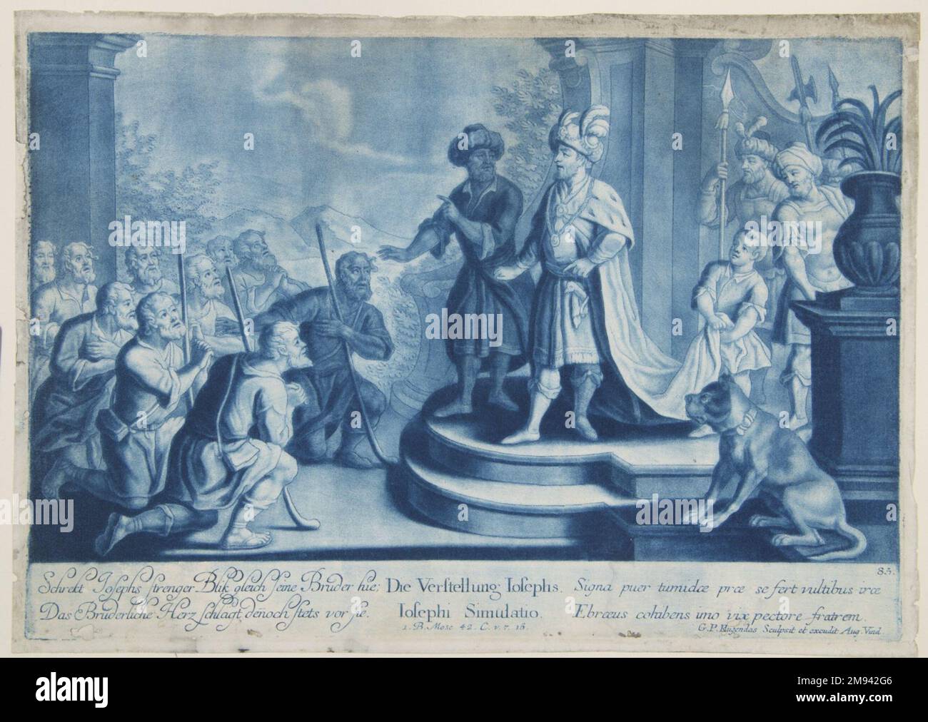 Story of Joseph, Plate 85 Georg Philipp Rugendas I (German, 1666-1742 ...