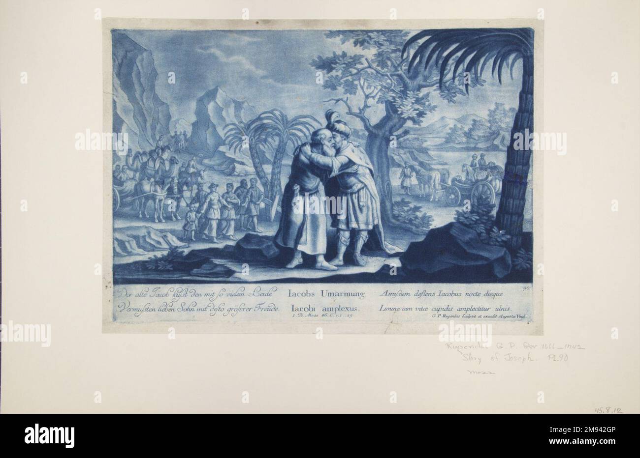 Story of Joseph, Plate 90 Georg Philipp Rugendas I (German, 1666-1742 ...