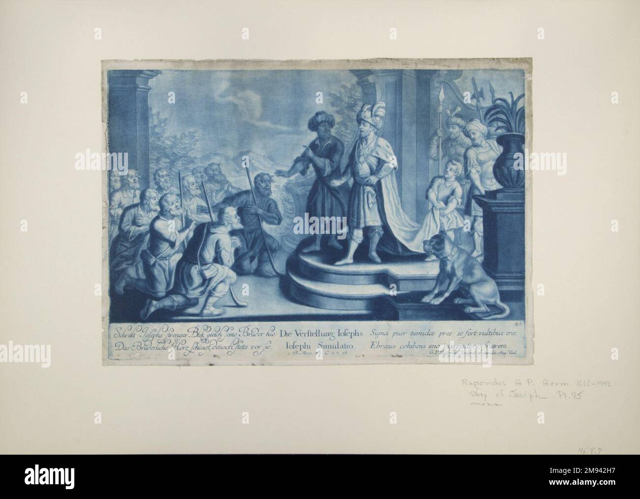 Story of Joseph, Plate 85 Georg Philipp Rugendas I (German, 1666-1742 ...