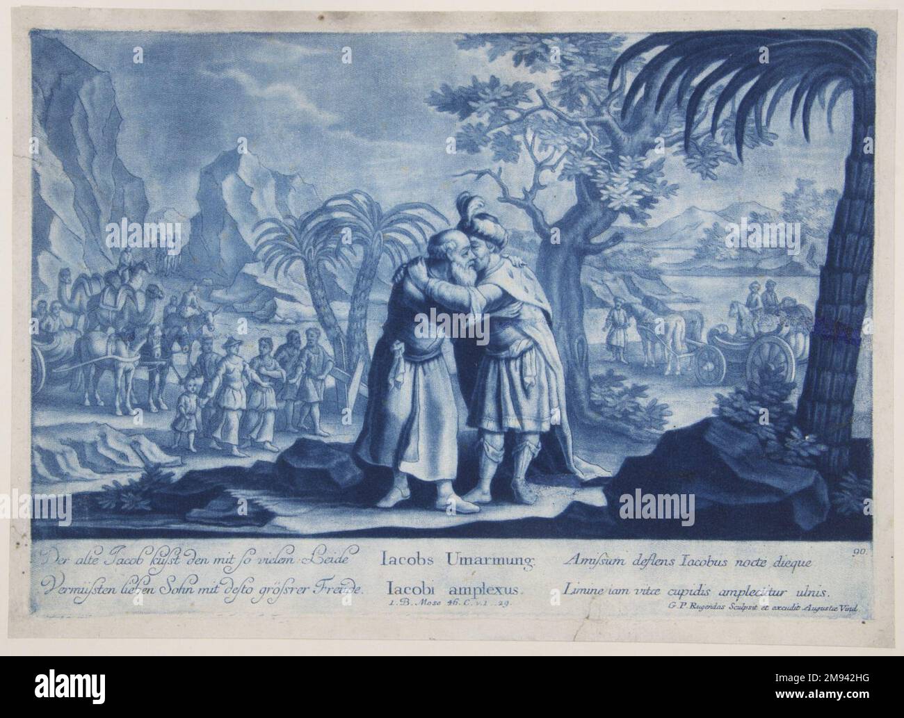 Story of Joseph, Plate 90 Georg Philipp Rugendas I (German, 1666-1742 ...