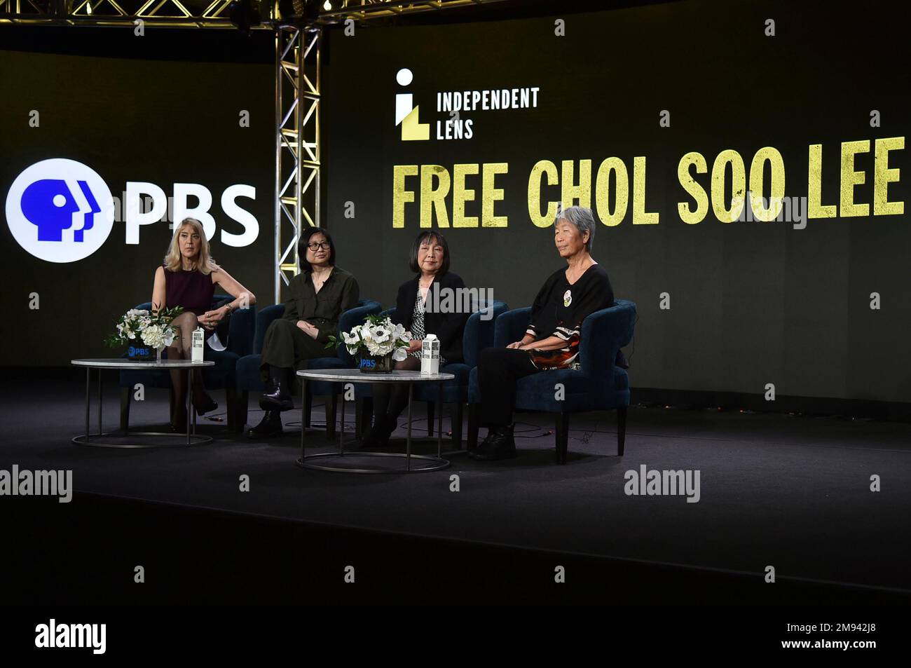 Lois Vossen, from left, Julia Ha, Ranko Yamada and Gail Whang ...