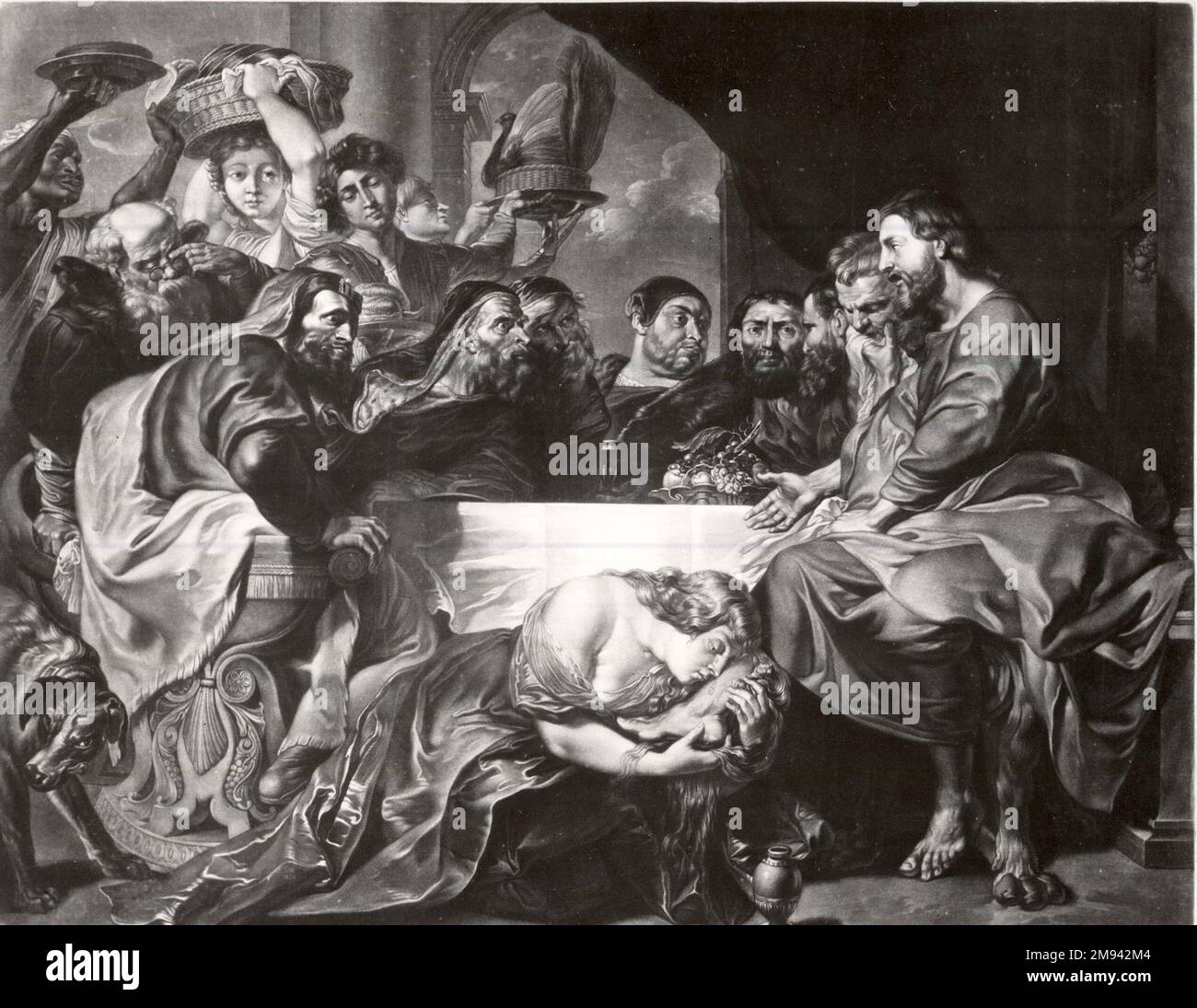 Mary magdalene washing christs feet hi-res stock photography and images ...