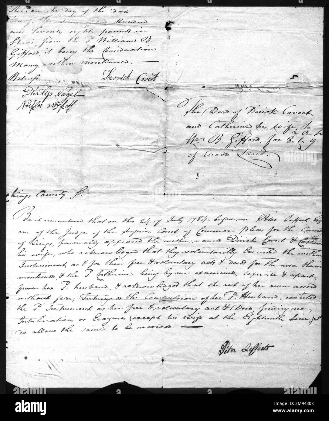 Document, INDENTURE SIGNED BY PETER LEFFERTS Document, INDENTURE SIGNED ...