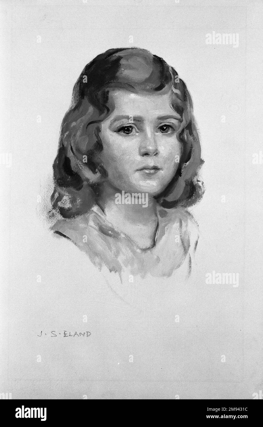 Portrait of Child in Yellow Dress John Shenton Eland (British, 1872 ...