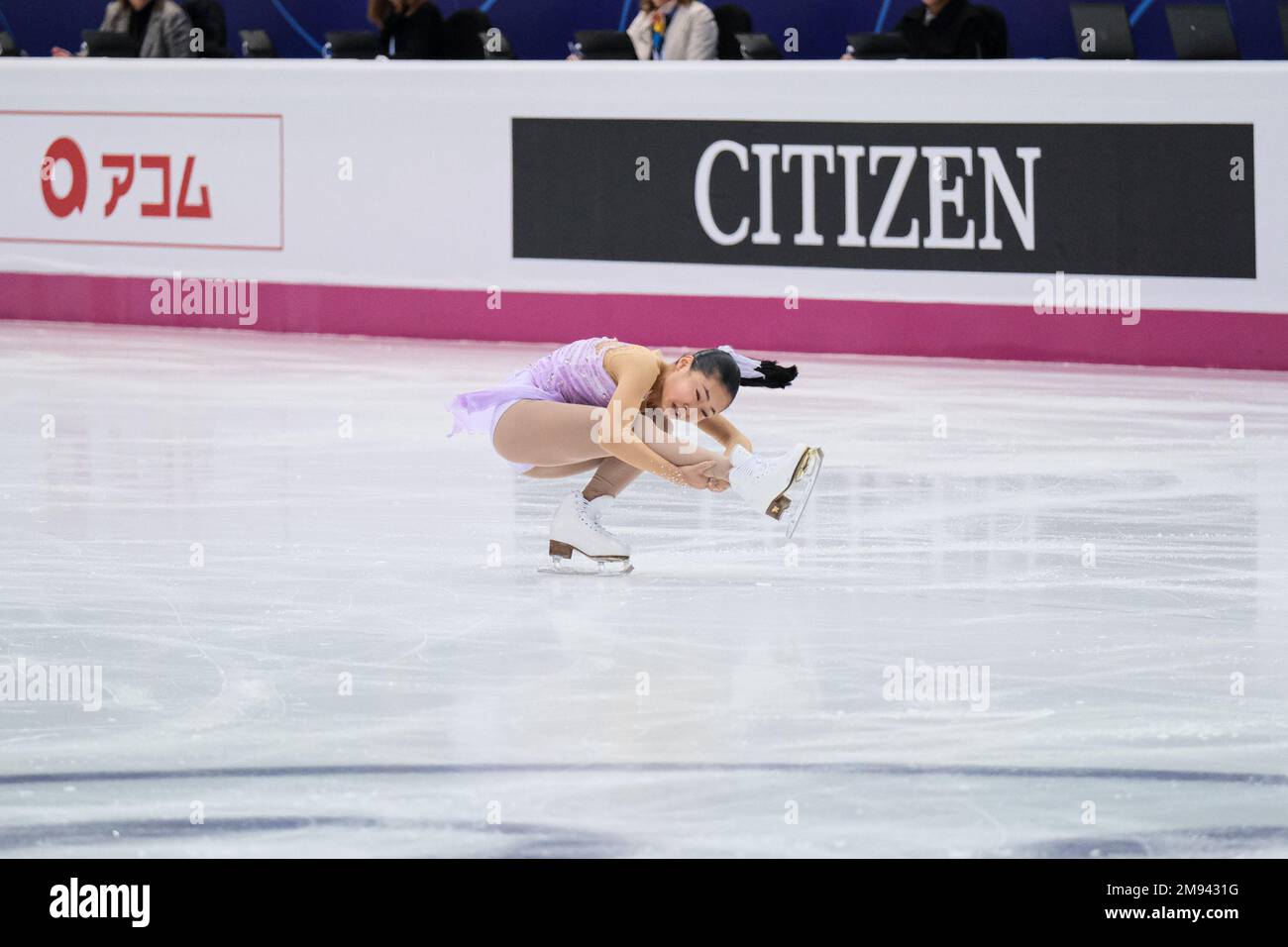 Mao Shimada (JPN) performs during the Junior Women - Free Skating of ...