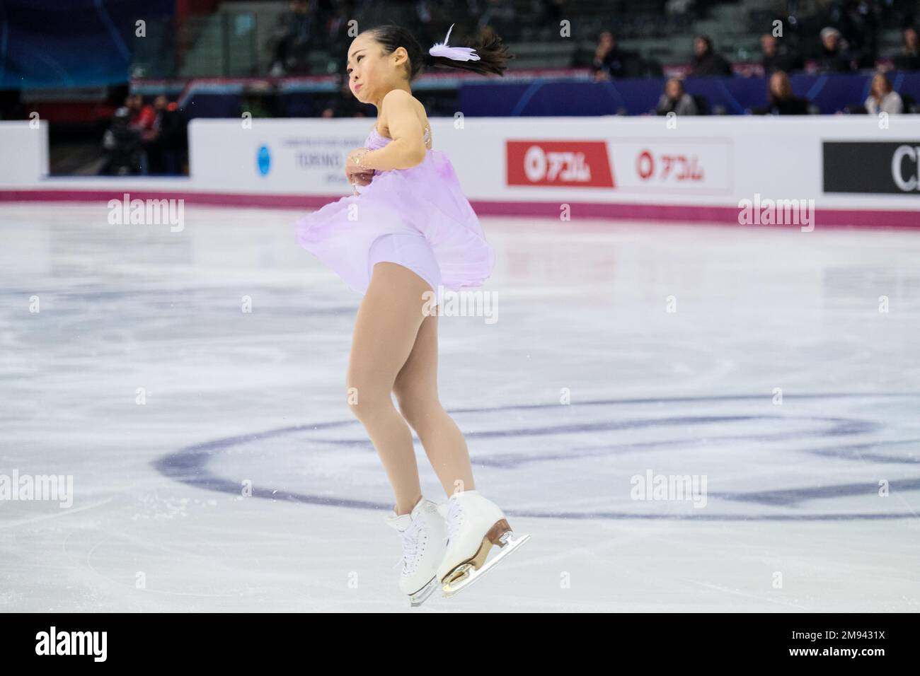 Mao Shimada (JPN) performs during the Junior Women - Free Skating of ...