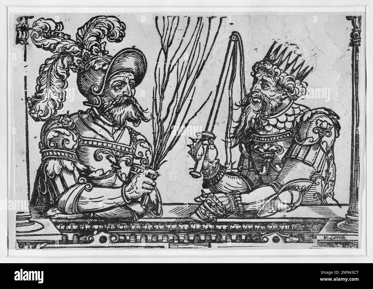 Sennacherib and Nebuchadnezzar Erhard Schön (German, 1491-1542 ...