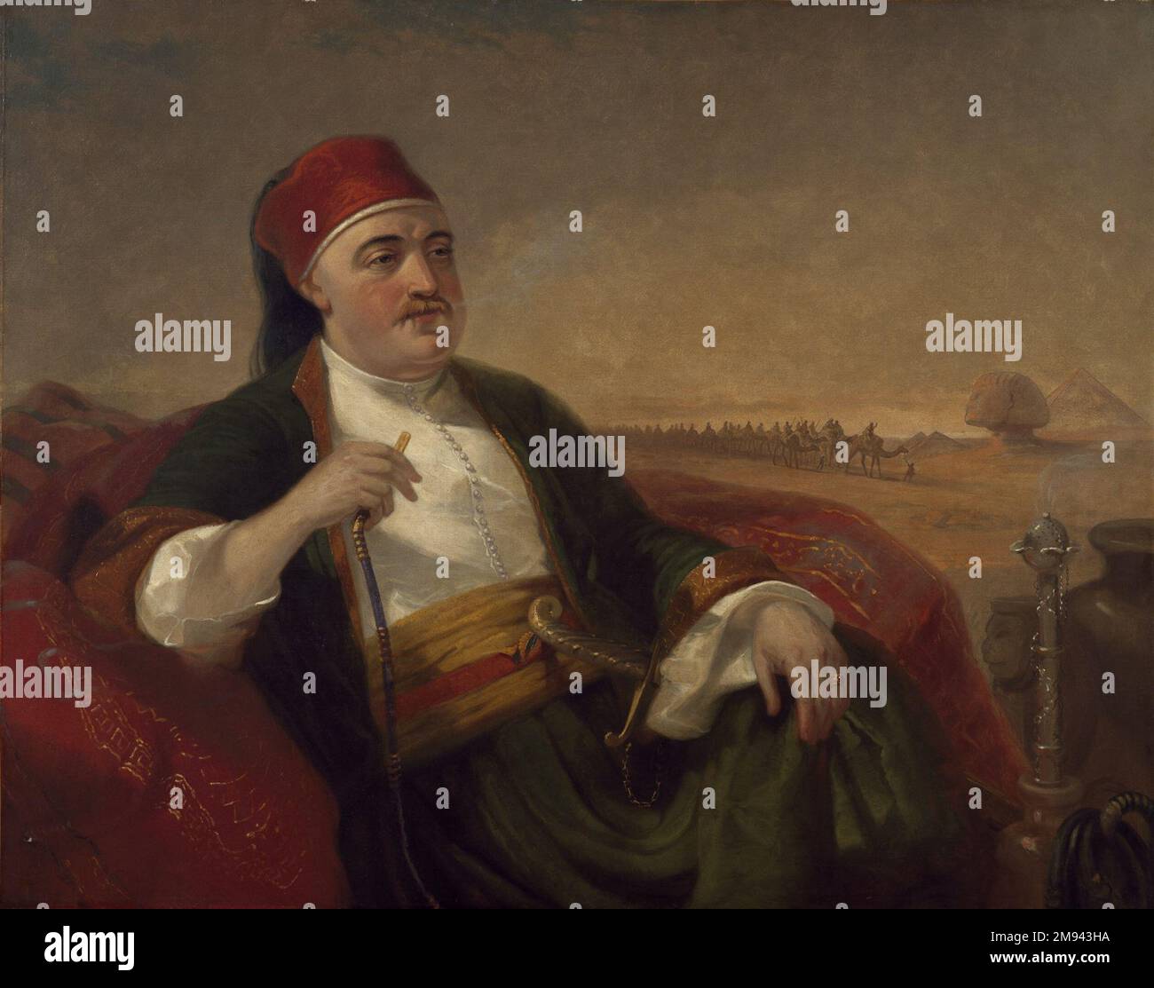 Portrait of Henry Abbott Thomas Hicks (American, 1823-1890). Portrait ...