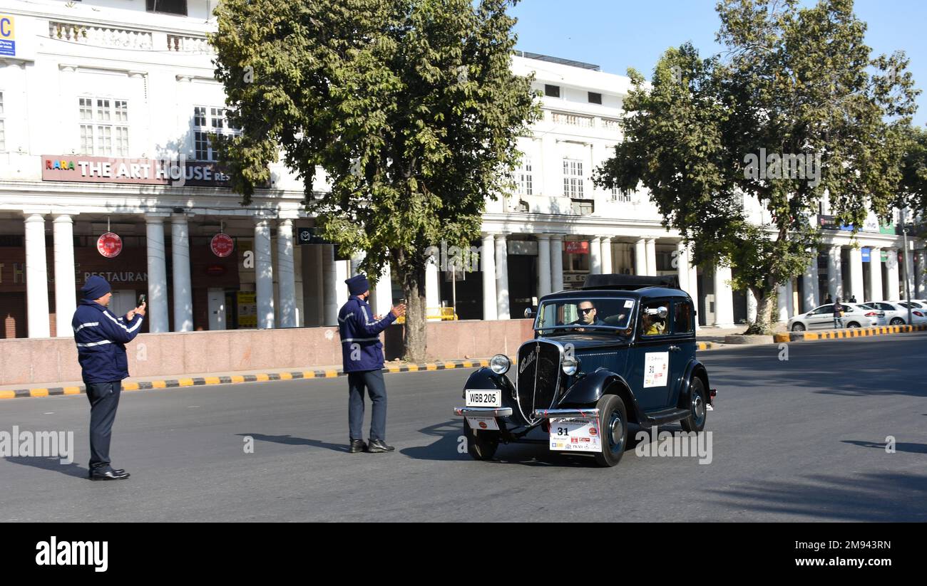 Delhi police car hi-res stock photography and images - Alamy