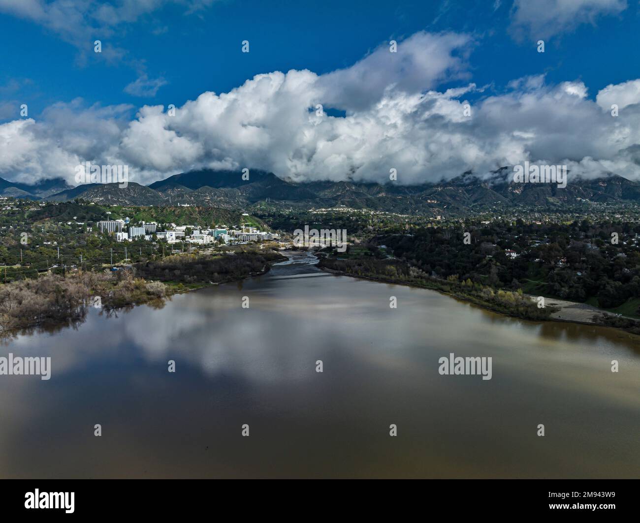 Los Angeles, USA. 16th Jan, 2023. Rain storms begin to clear out from ...