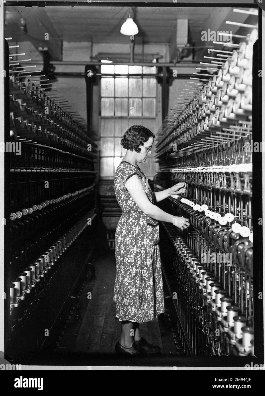 [Untitled] (Women in Bobbin Aisle) Lewis Wickes Hine (American, 1874 ...