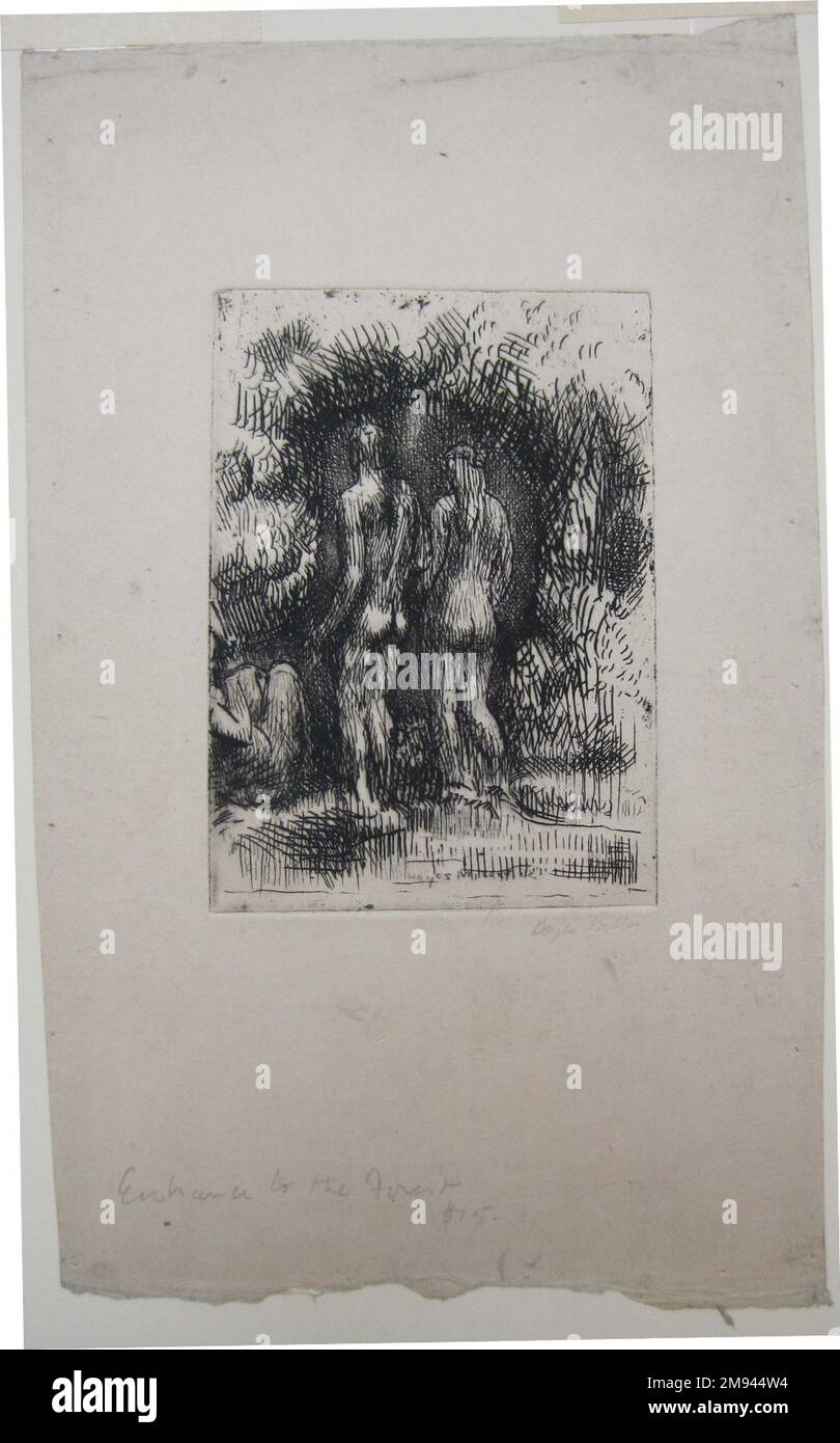 Entrance to the Forest Kenneth Hayes Miller (American, 1876-1954 ...