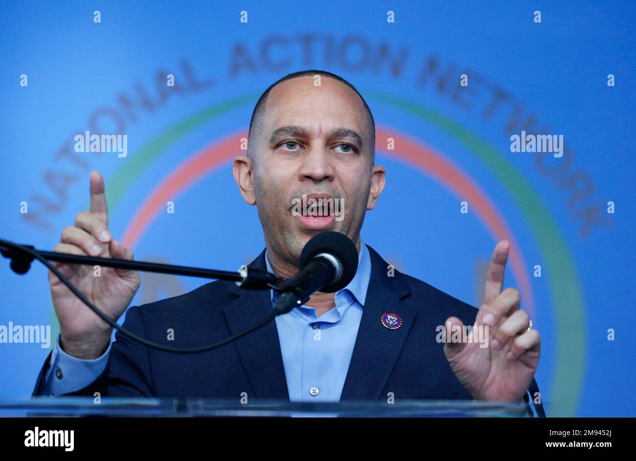 New York City, USA. 16th Jan, 2023. Minority leader of the US House of ...