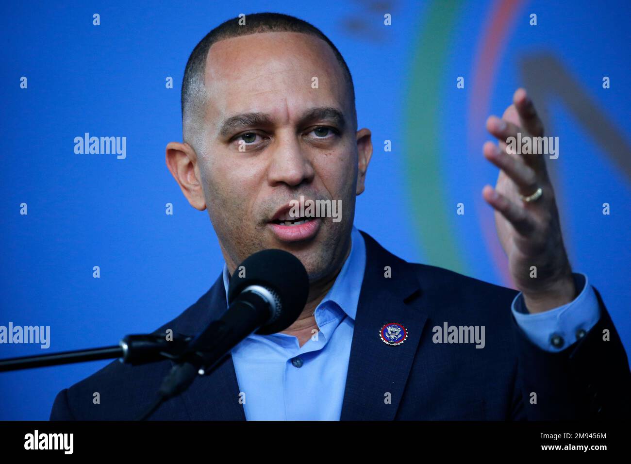 New York City, USA. 16th Jan, 2023. Minority leader of the US House of ...