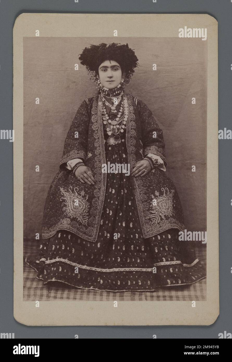 Female Member of a Tribal Khan's Family, One of 274 Vintage Photographs ...