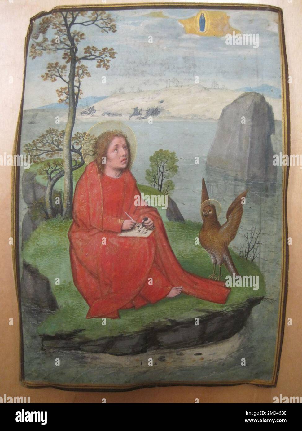 St. John Writing on Patmos Simon Bening (Flemish, 1483-1561). St. John ...