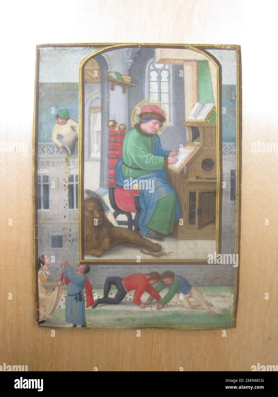 St. Mark Writing Simon Bening (Flemish, 1483-1561). St. Mark Writing ...