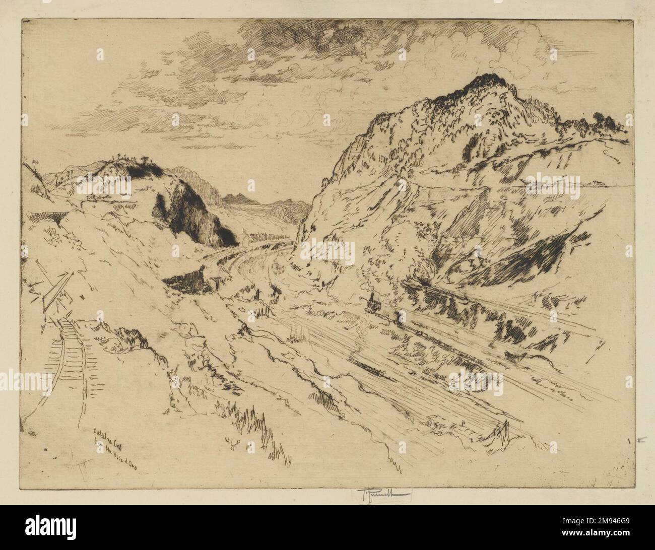 Culebra Cut, Panama Joseph Pennell (American, 1860-1926). , 1912 ...