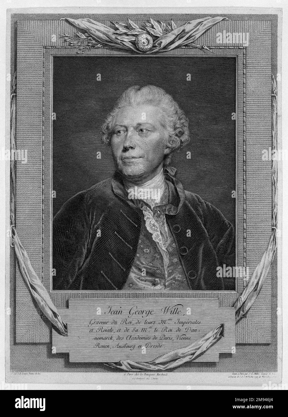 Johann gotthard müller Black and White Stock Photos & Images - Alamy