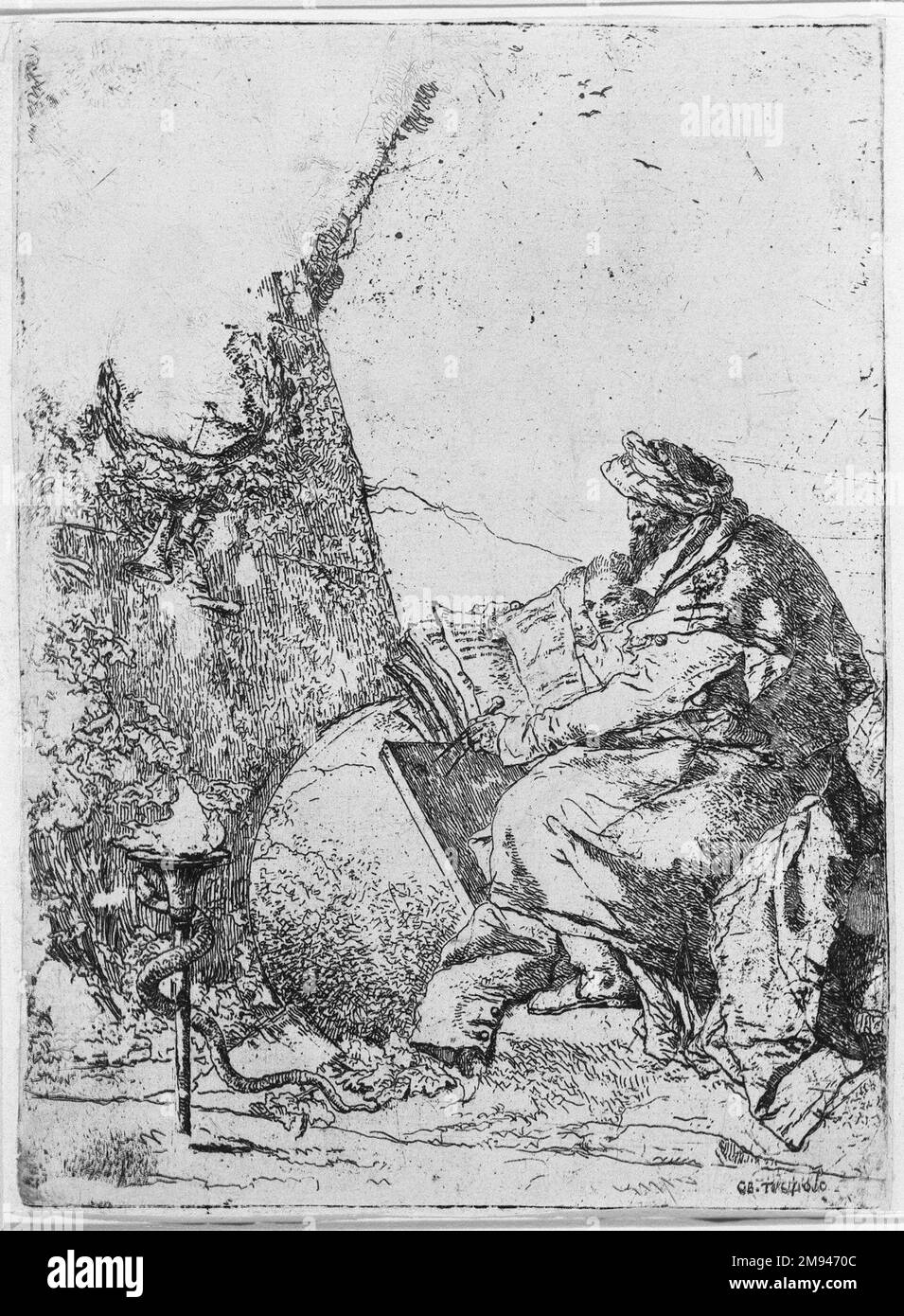 Le Philosophe Seul Giovanni Battista Tiepolo (Italian, Venetian,1696 ...