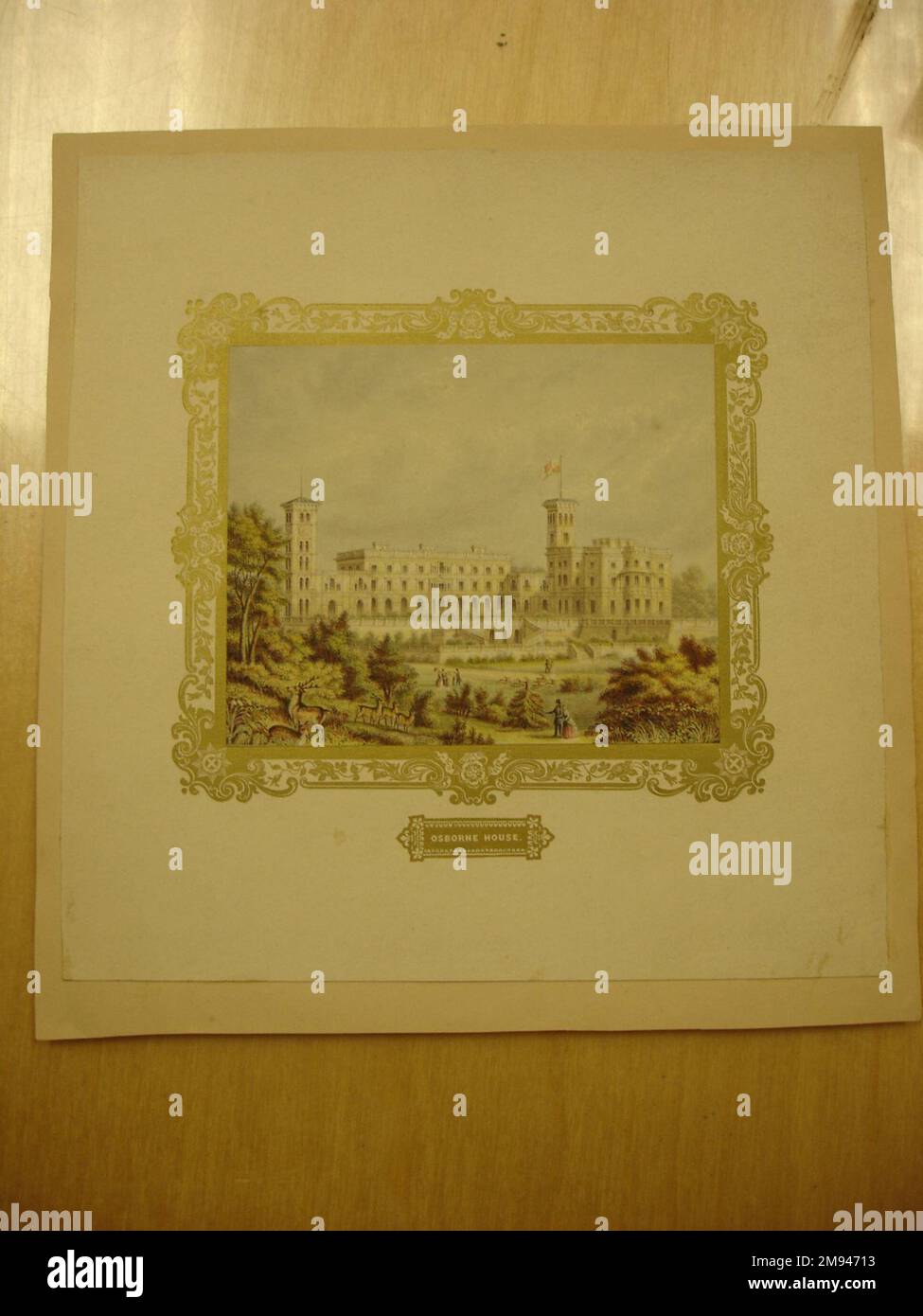 Osborne House George Baxter (British, 1804-1867). , 19th century. Print ...