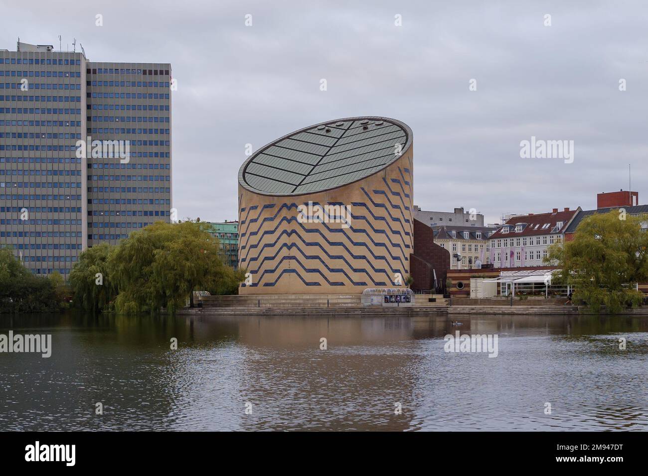 Copenhagen, Denmark - OCTOBER 2019: Outdoor exterior view of ...