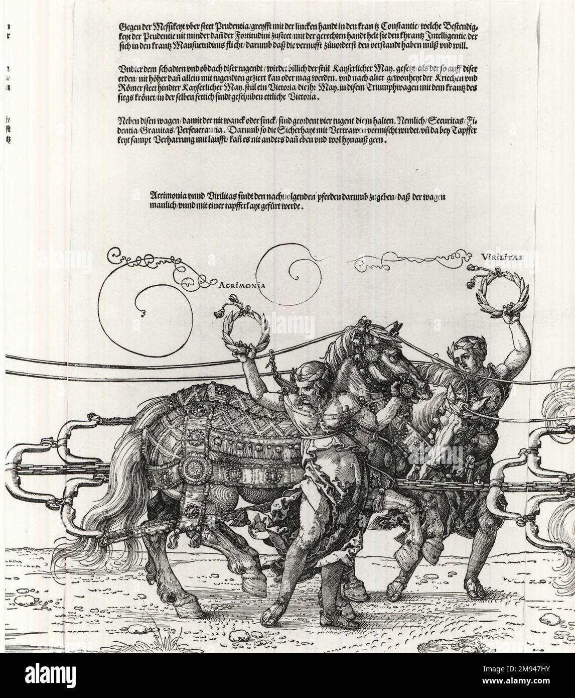 The Great Triumphal Chariot of the Emperor Maximilian I Albrecht Dürer ...