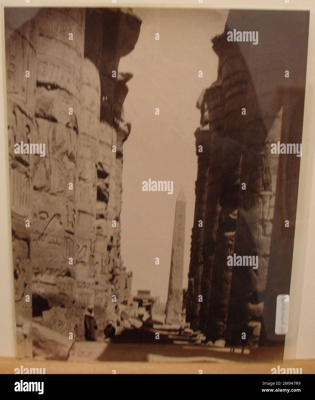 Karnak Colonnes et Obelisque Antonio Beato (Italian and British, ca ...