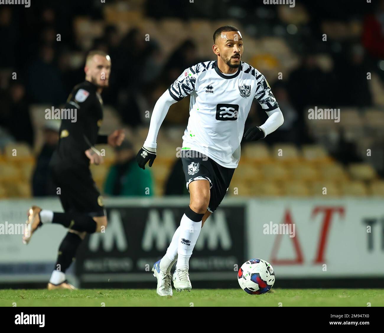 Derek Agyakwa of Port Vale during the Sky Bet League 1 match Port Vale ...