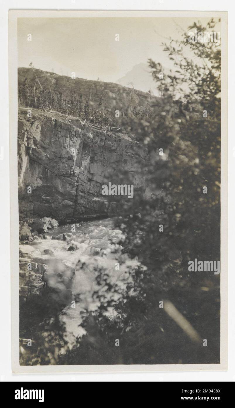 [Untitled] (River Rapids in a Gorge) Unknown. , ca. 1900. Gelatin ...