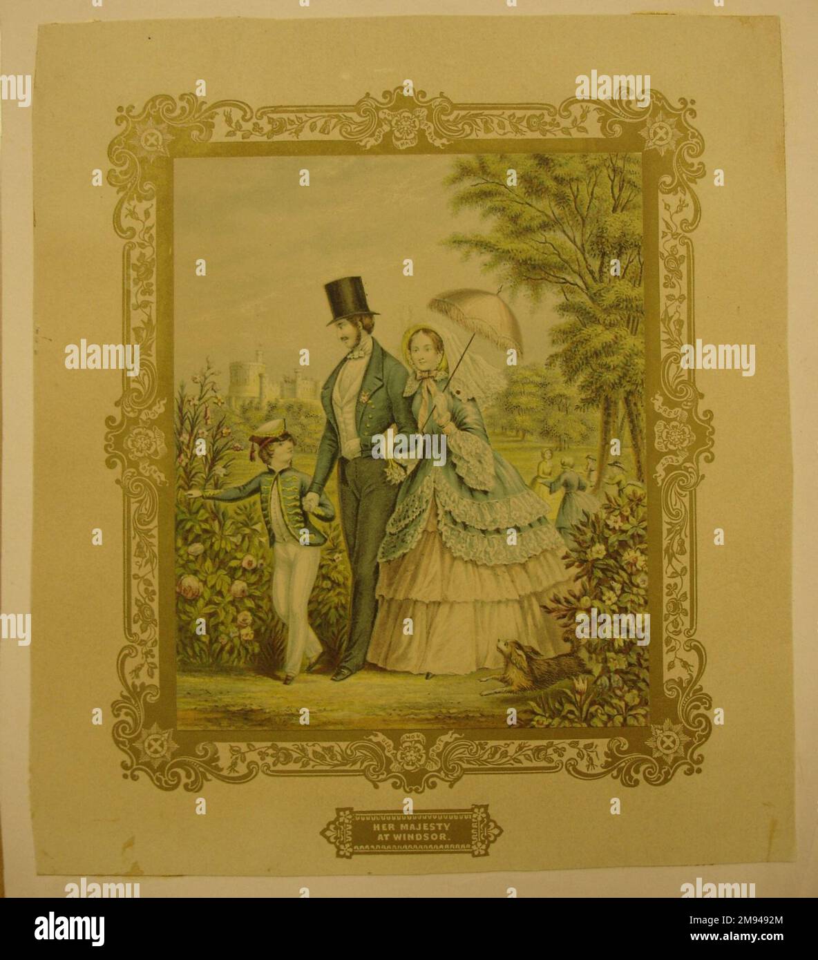 Her Majesty at Windsor George Baxter (British, 1804-1867). , 19th ...